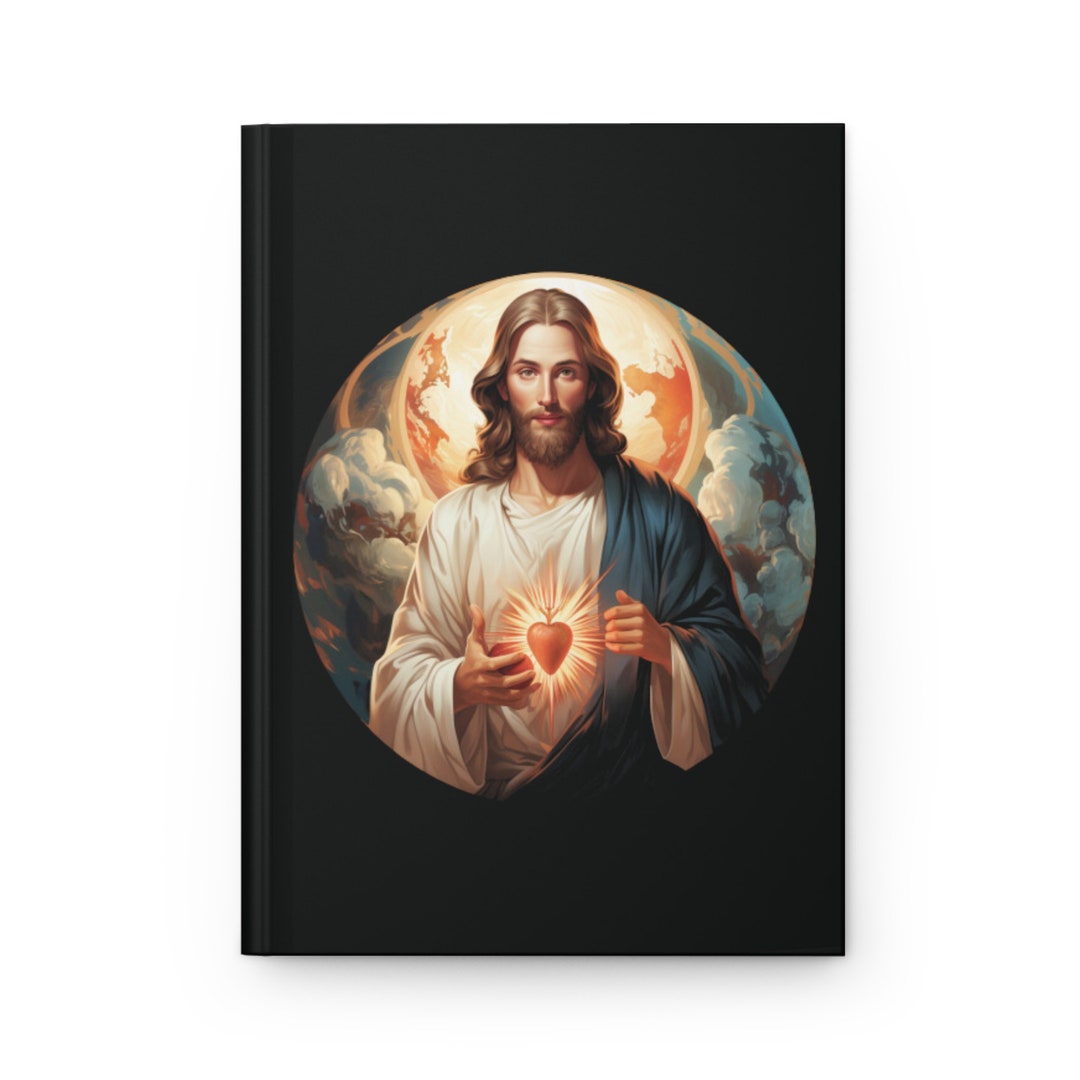 Sacred Heart of Jesus Hardcover Journal Jesus Journal - Etsy