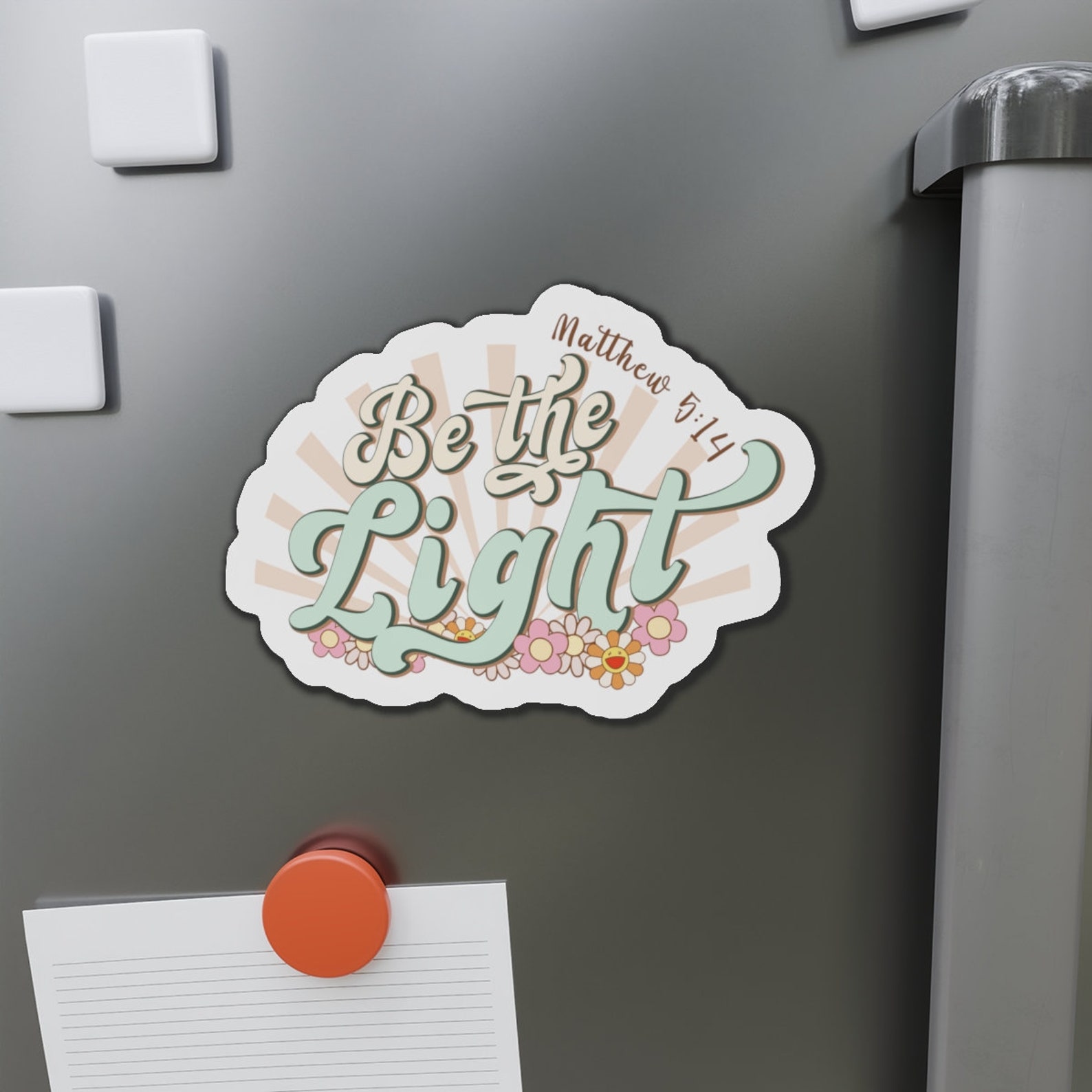 Be the Light Magnet | Positivity Magnet | Christian Fridge Magnet ...