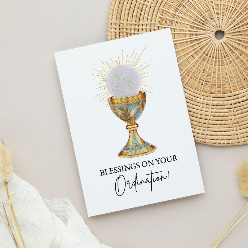 Catholic Priest Ordination Anniversary Cards - Etsy
