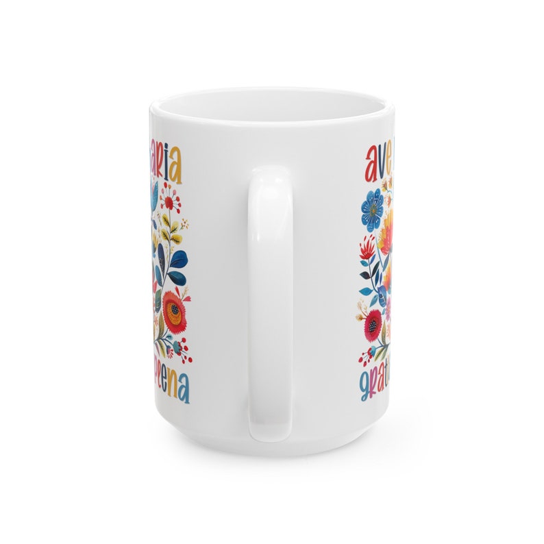 Ave Maria Mug Catholic Ceramic Mug Blessed Mother Mug Catholic Prayer ...