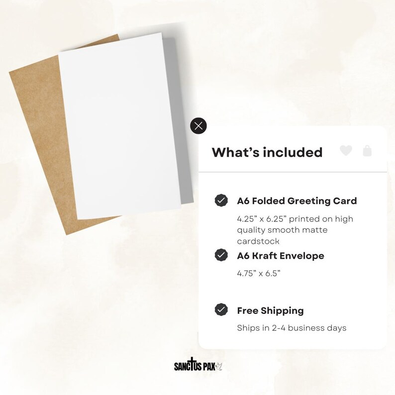 Printed Mother's Day Card Blessed Mother Greeting Card Catholic Mothers ...