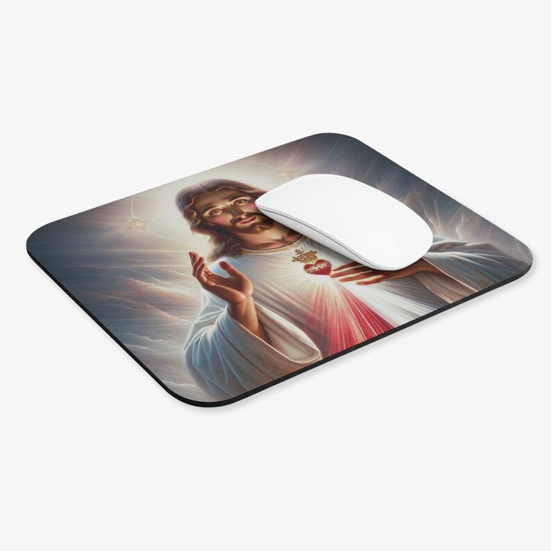 Divine Mercy Mouse Pad Jesus Mouse Pad Catholic Mouse Pad Religious ...