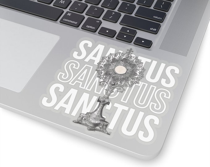 Blessed Be God Sticker, Divine Praises Decal, Adoration Sticker ...