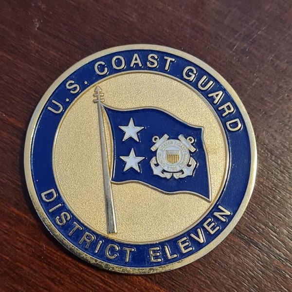 Challenge Coin Coast Guard - Etsy