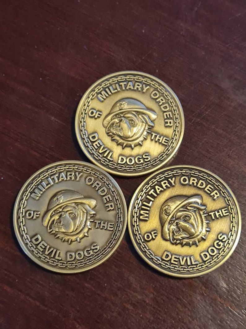 Military Order of the Devil Dogs Coins - Etsy