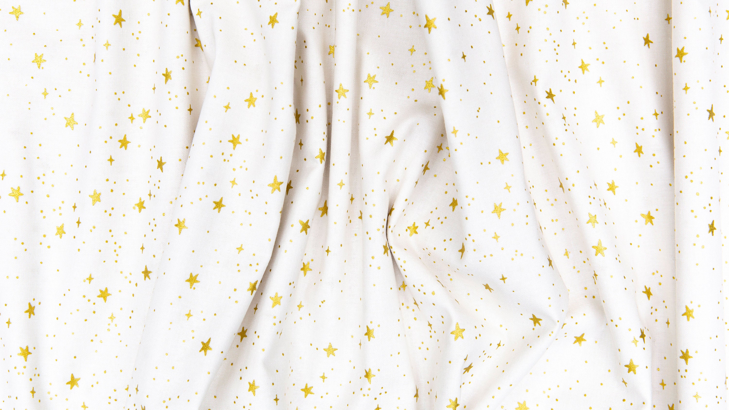 Primavera Stars Cream With Metallic Gold Star Accents Fabric - Etsy
