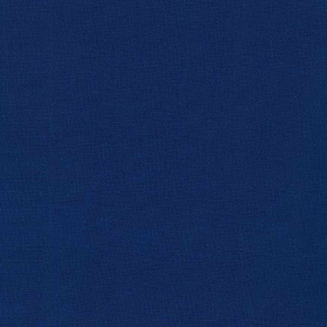 NIGHTFALL Blue Kona Cotton Solid Fabric by the Yard From Robert Kaufman ...