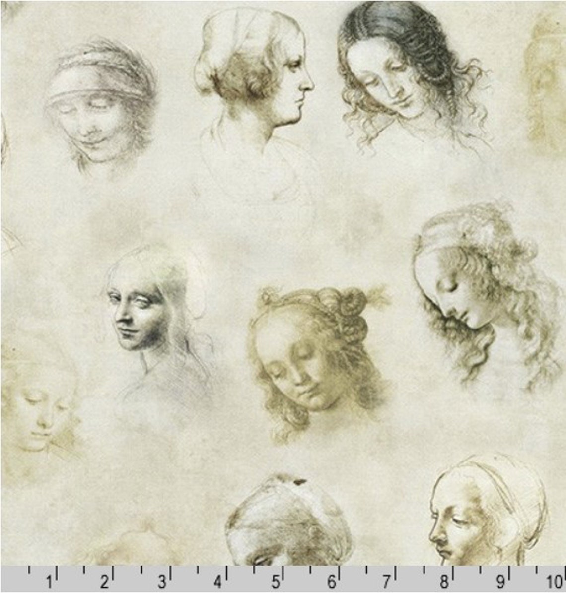 Leonardo Da Vinci Fat Quarter Bundle Complete Collection by | Etsy