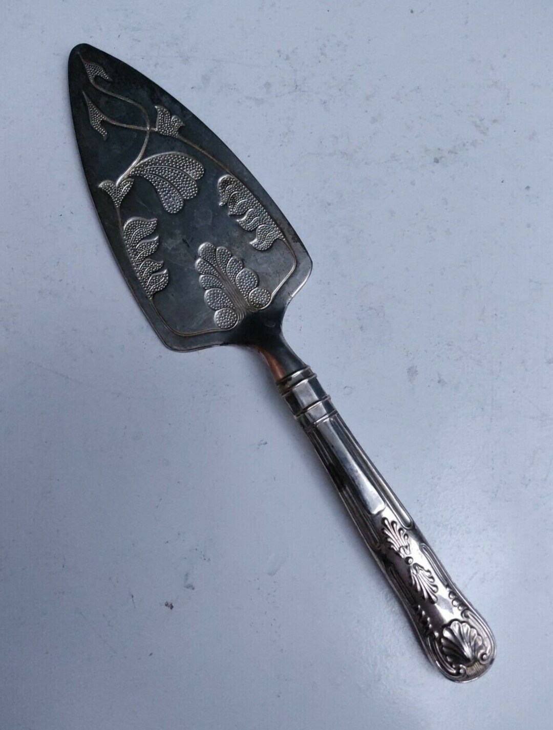 Vintage Mayell Art Nouveau Design Cake Slicer Server Silver Plate EP on ...
