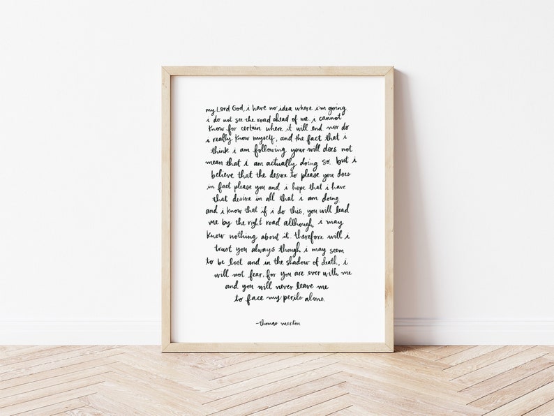 Thomas Merton Prayer Printable Instant Digital Download - Etsy Finland Thomas Merton Prayer Printable Instant Digital Download - Etsy Finland