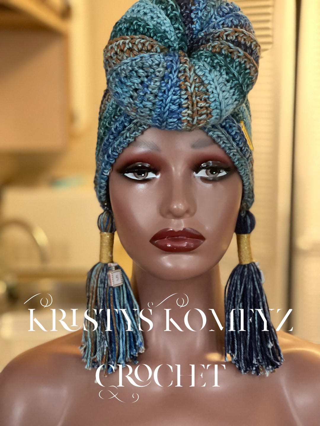 Top Knot Crochet Headband Set - Etsy