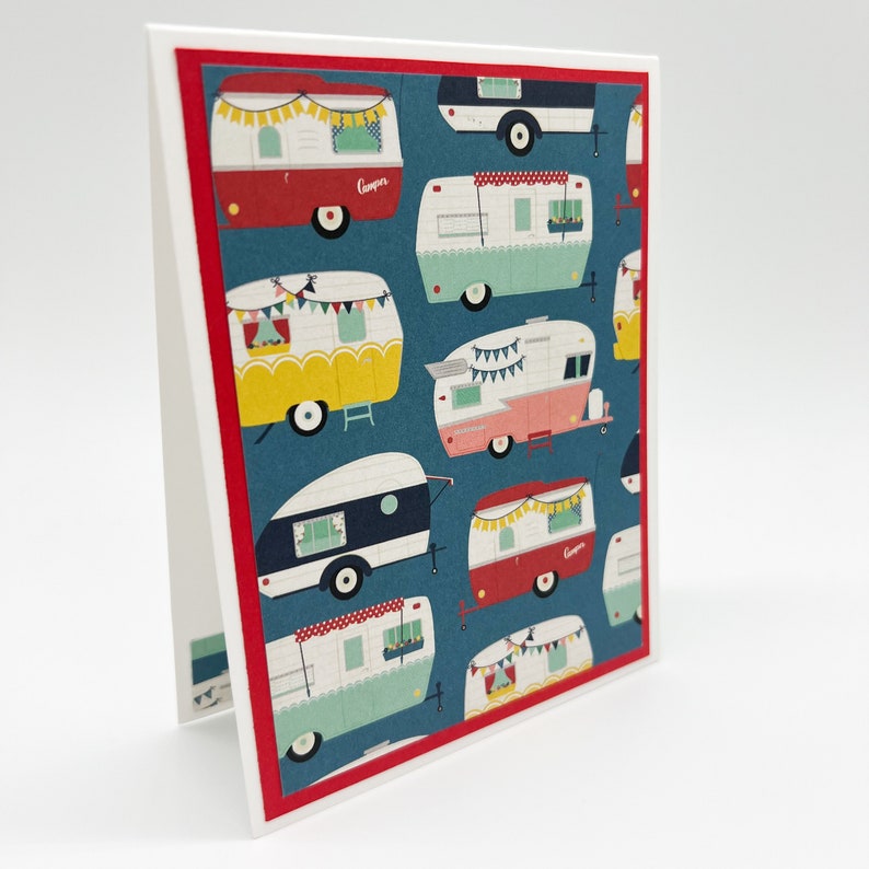 Set of 10 Handmade, Adorable Retro RV Camper Cards! Trailer Camp Life ...
