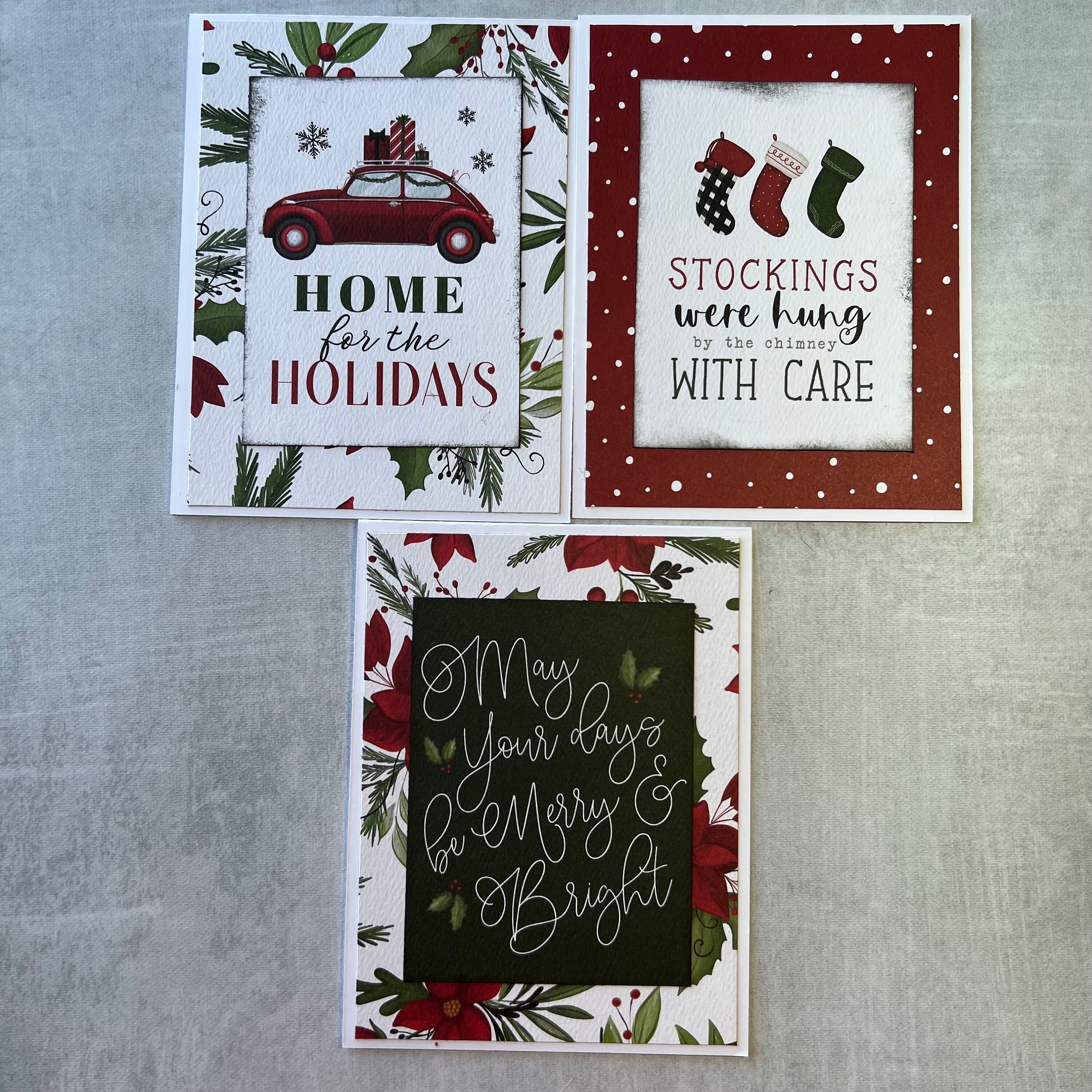 Christmas Card Set of 10 Christmas Cards Farmhouse Card for - Etsy