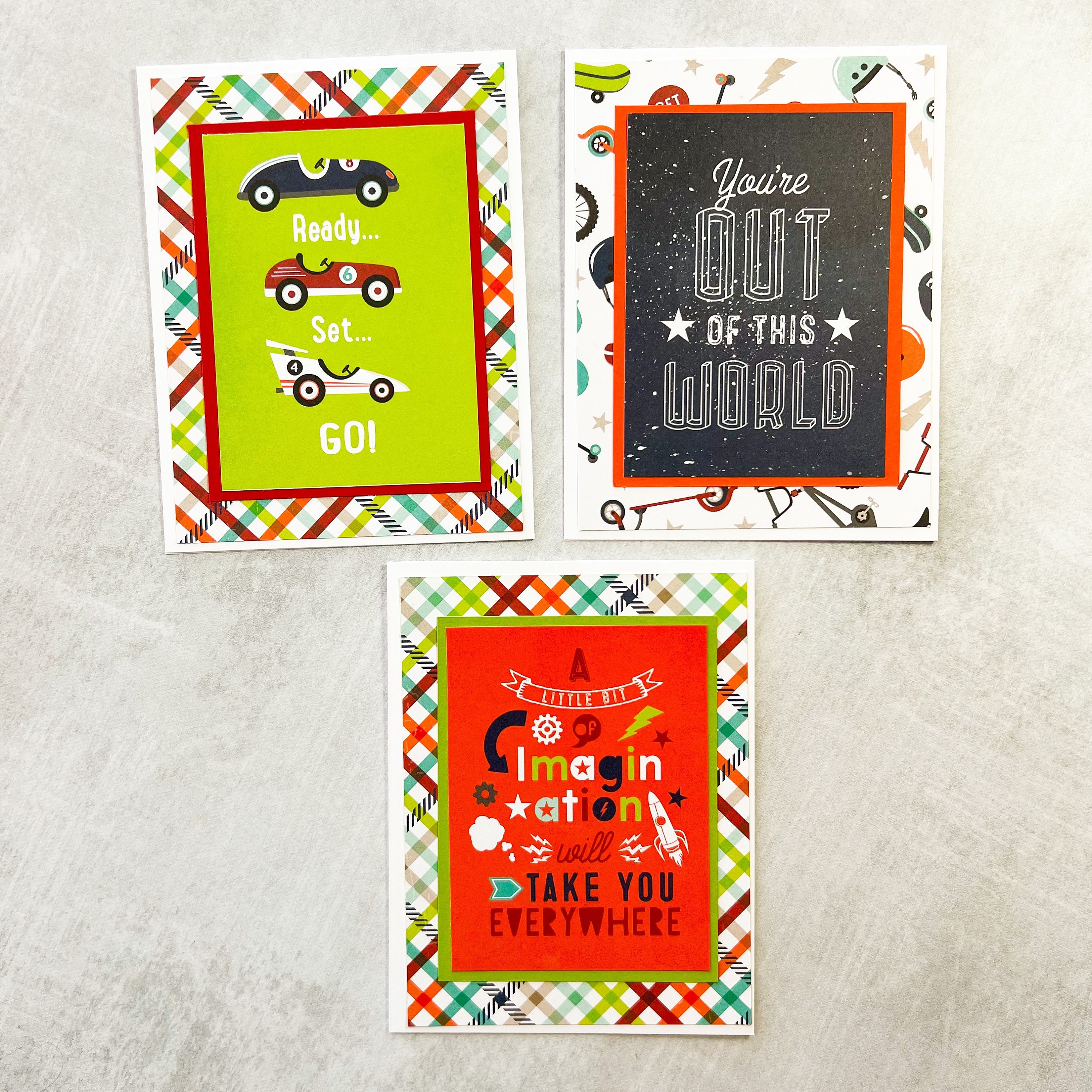 Set of 10 Race Car Cards for Kids Dinosaur Cards Skateboard Cards ...