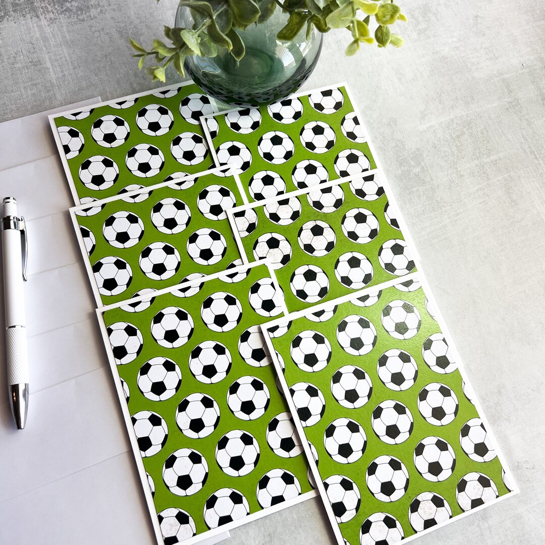 HANDMADE Soccer Card Set of Soccer Cards Soccer Card for Team Boxed ...