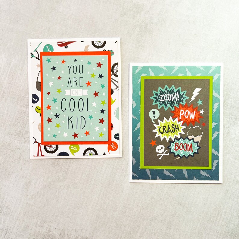 Set of 10 Race Car Cards for Kids Dinosaur Cards Skateboard Cards ...