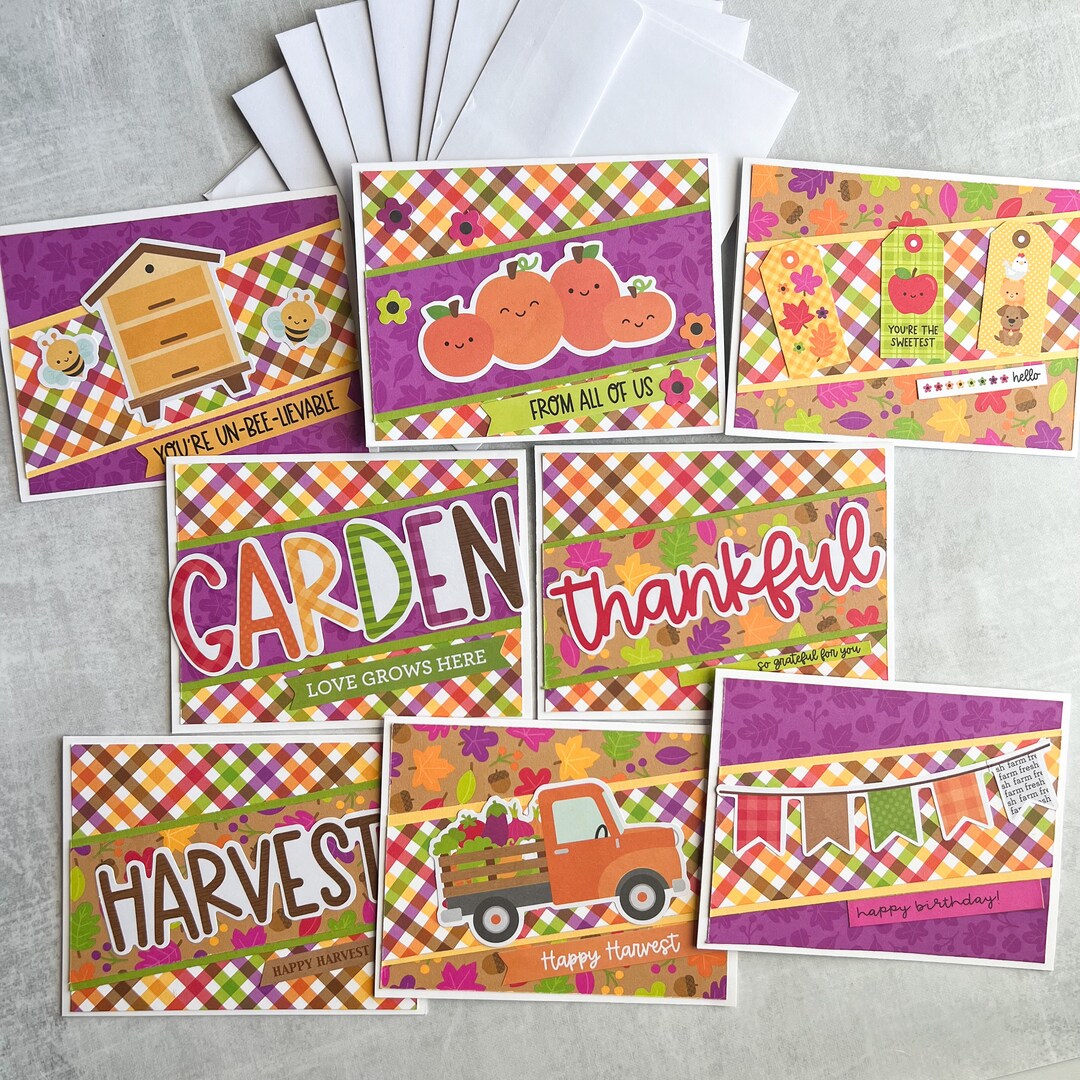 8 Thanksgiving Cards for Autumn Friendsgiving Cards for Fall Hostess ...