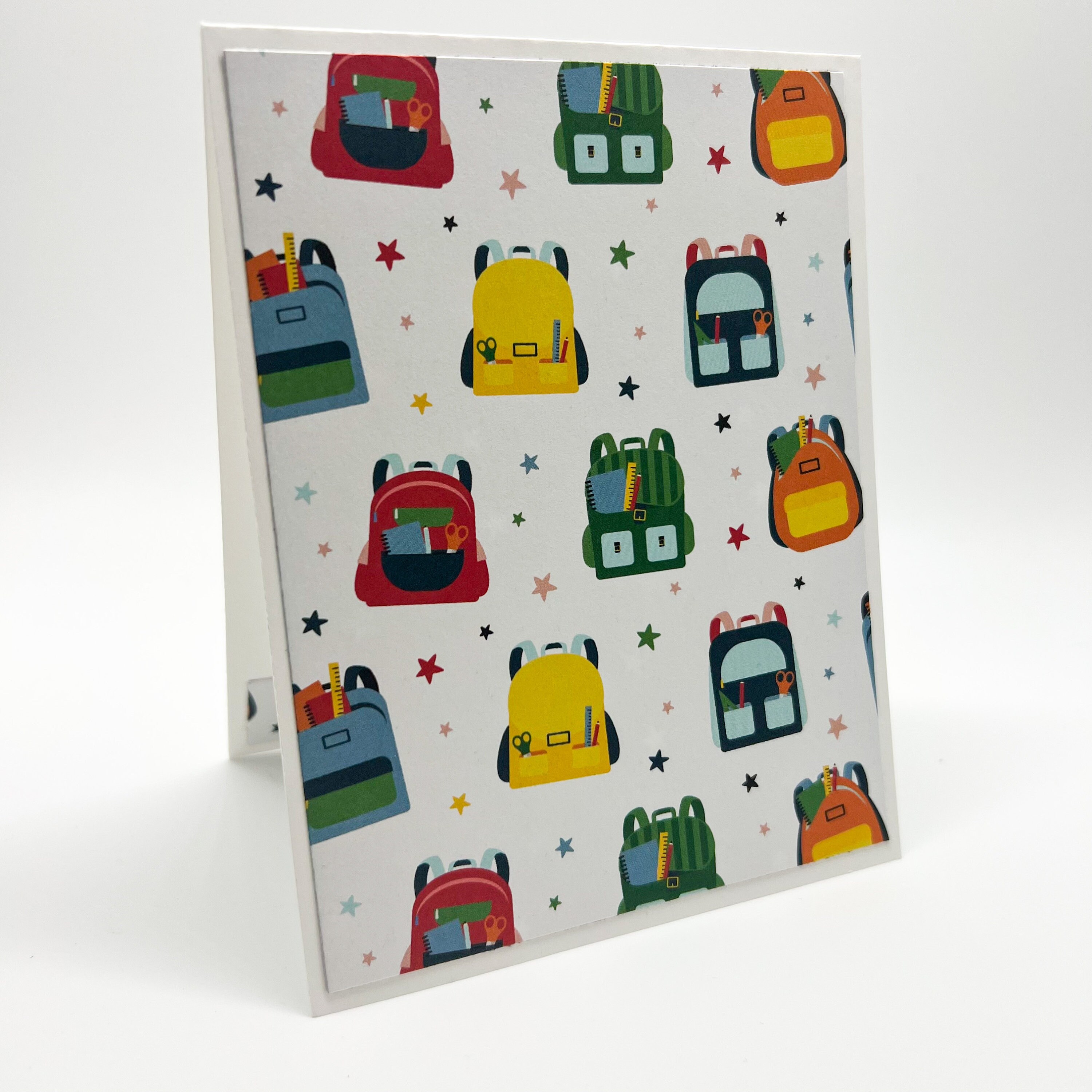 Set of SIX Fun Backpack Cards for All Ages Student Cards, Teacher ...