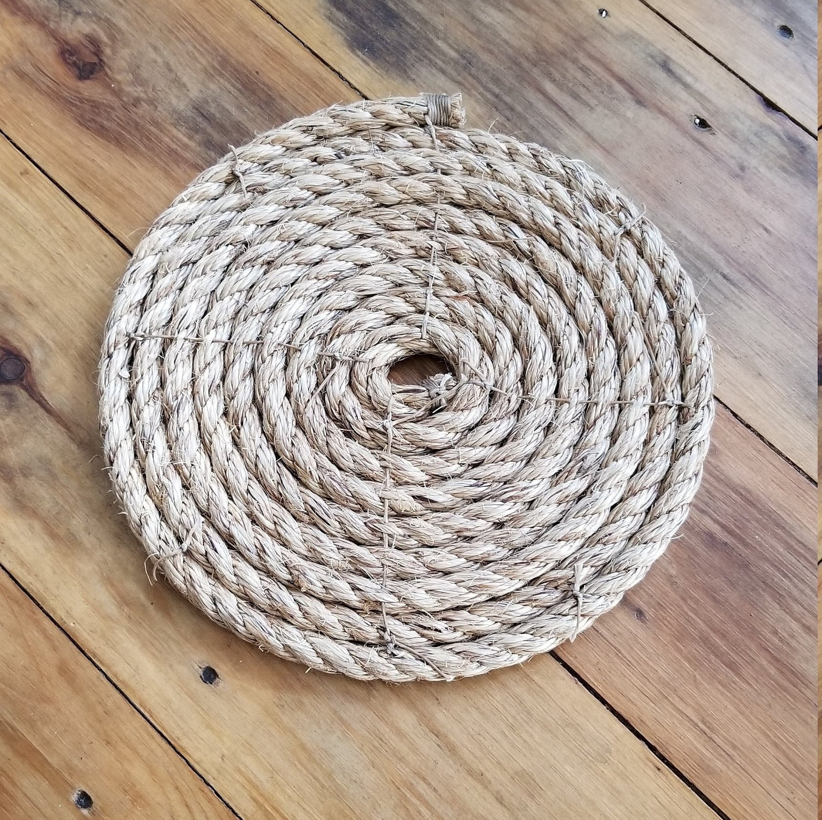 Flemish Coil Nautical Knot Rope Mat - Etsy UK