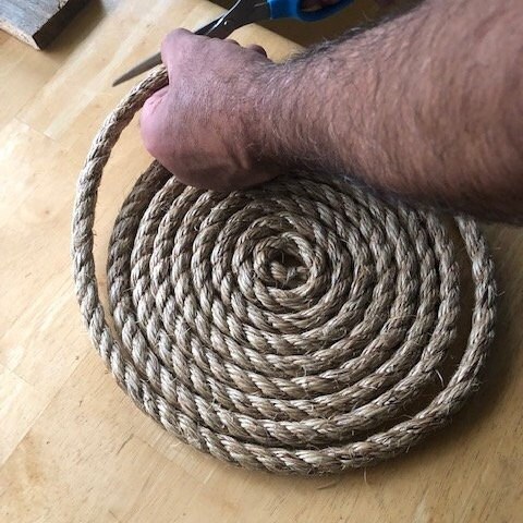 Flemish Coil Nautical Knot Rope Mat - Etsy UK