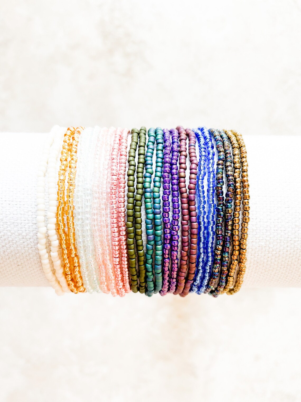 Single Strand Seed Bead Bracelet Seed Bead Choker Seed Bead | Etsy