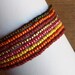 Fall Color Seed Bead Bracelet, Beaded Bracelet, Stretch Bracelet ...