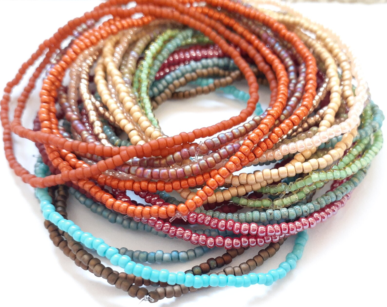 Single Strand Seed Bead Bracelet Seed Bead Choker Seed Bead - Etsy