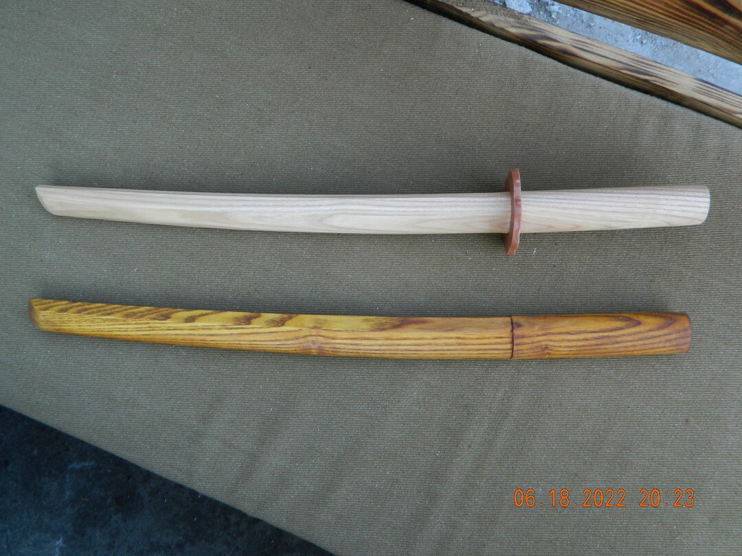 A Standard Model of Wooden Shoto in Two Colors Made From - Etsy