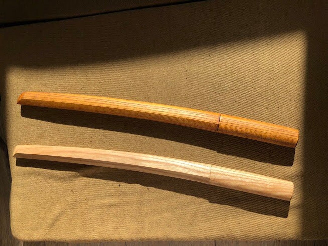 A Standard Model of Wooden Shoto in Two Colors Made From European Ash ...