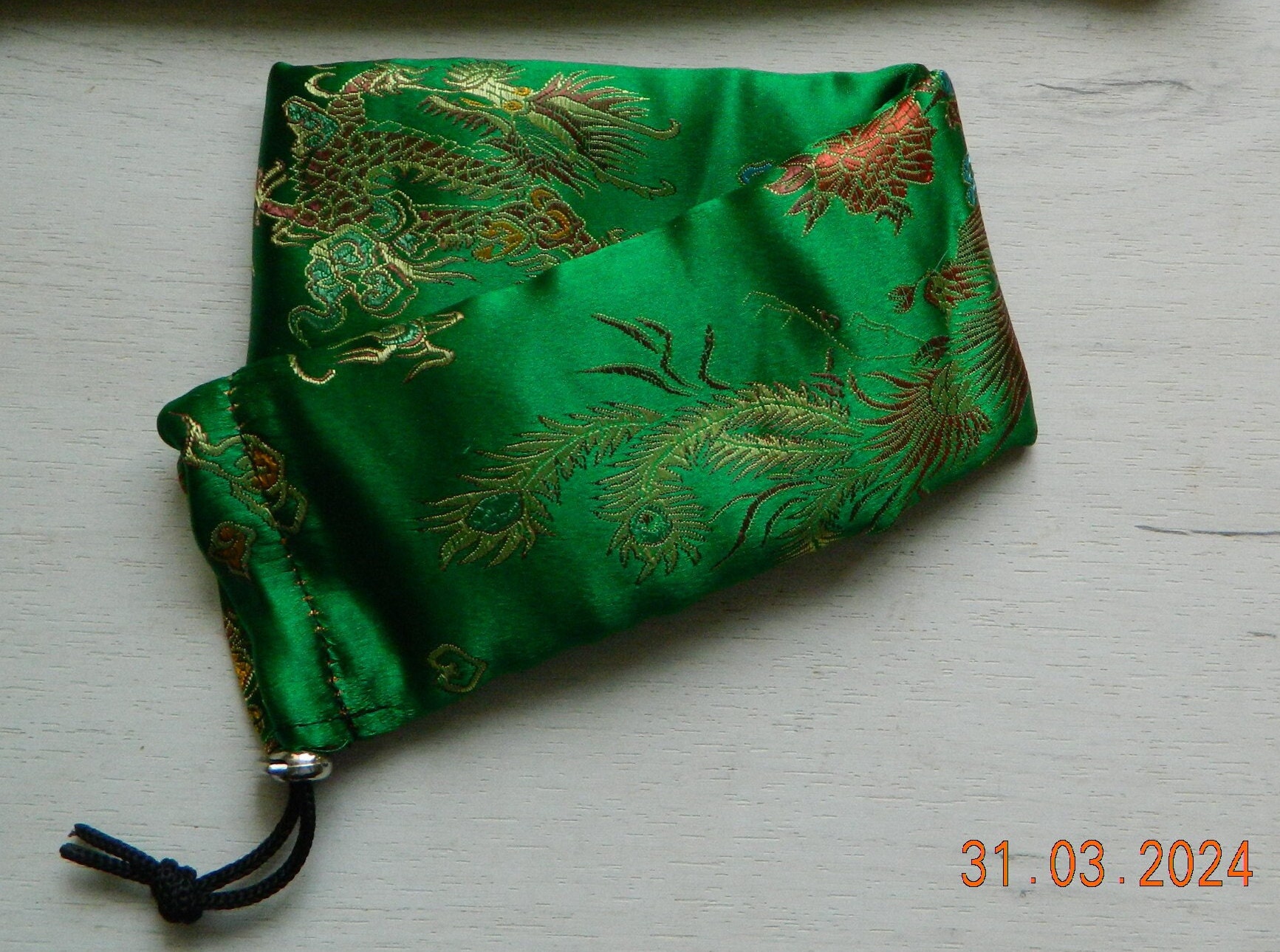 Satin Tai Chi Ban Storage Bag – Handmade Dragon Rod Case - Etsy
