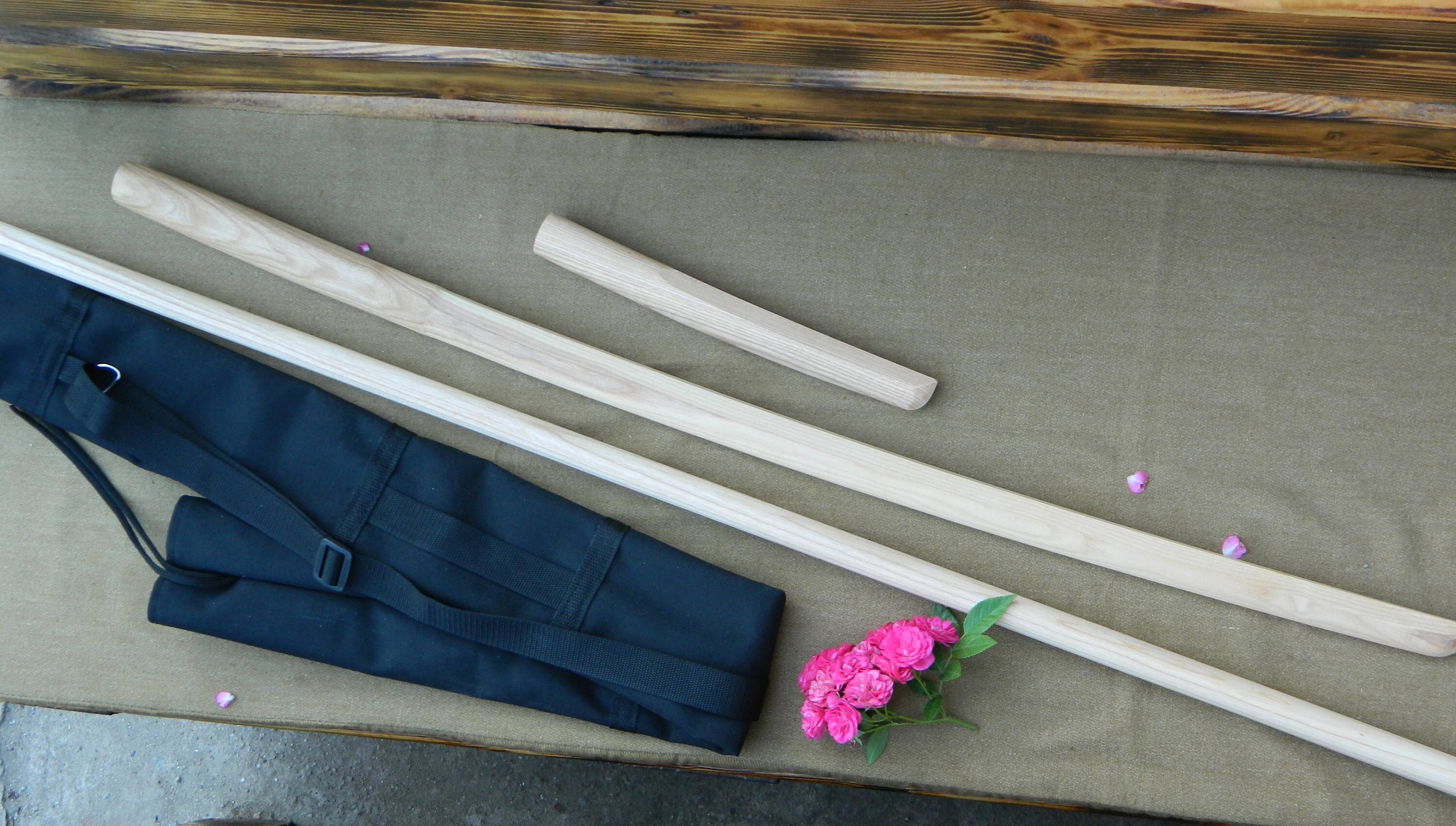 A Set of Wooden Weapons for Aikido Bokken Daito-ryu Jo - Etsy
