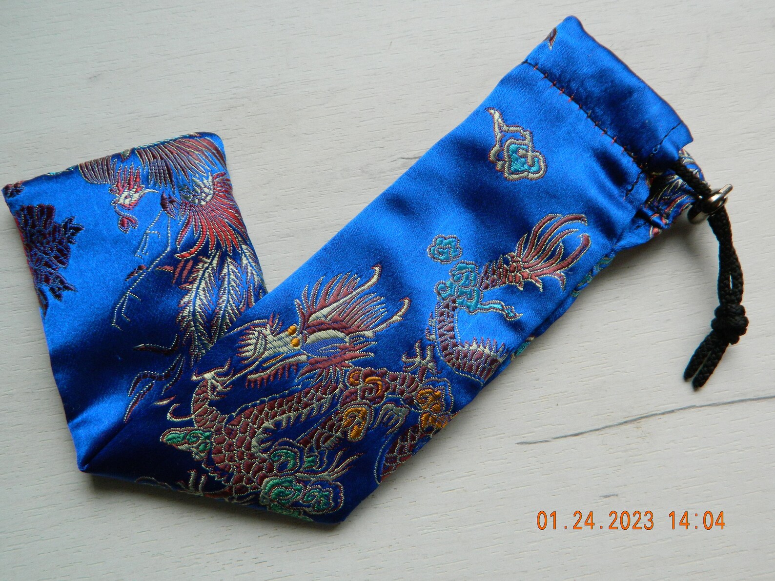 Satin Tai Chi Ban Storage Bag – Handmade Dragon Rod Case - Etsy