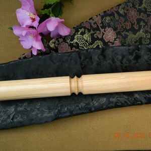Handmade Ash Tai Chi Ban Set: Rod and Ruler for Qigong - Etsy