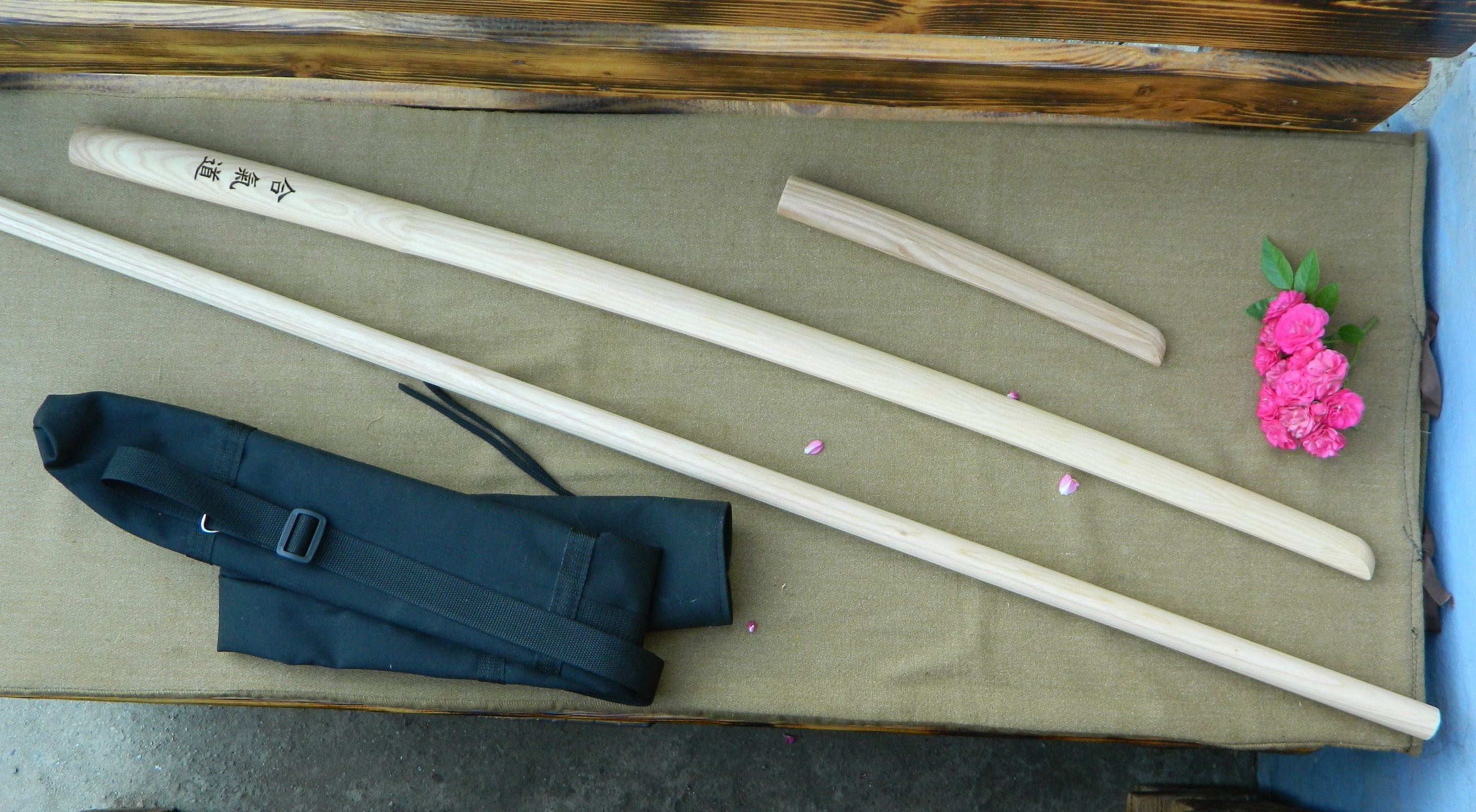 A Set of Wooden Weapons for Aikido Bokken Daito-ryu Jo - Etsy