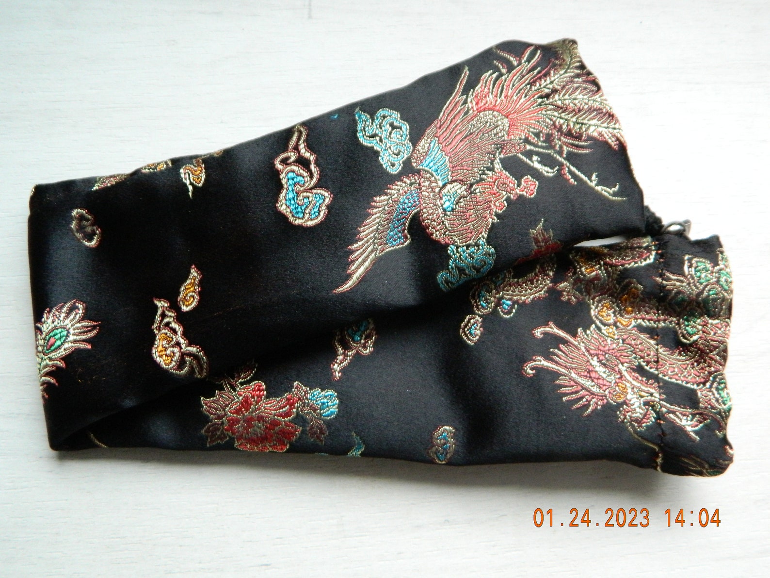 Satin Tai Chi Ban Storage Bag – Handmade Dragon Rod Case - Etsy