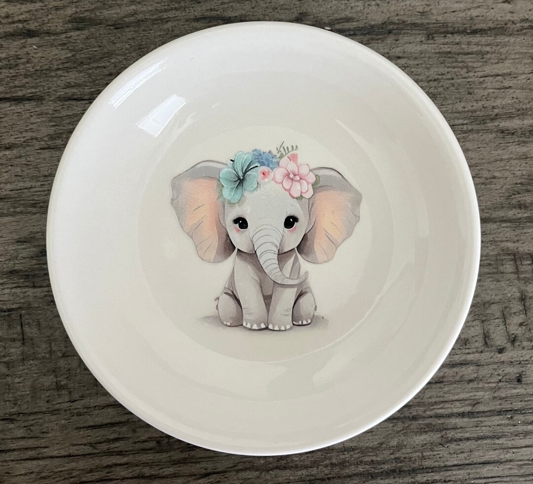 Cute Elephant Jewelry Dish - Etsy