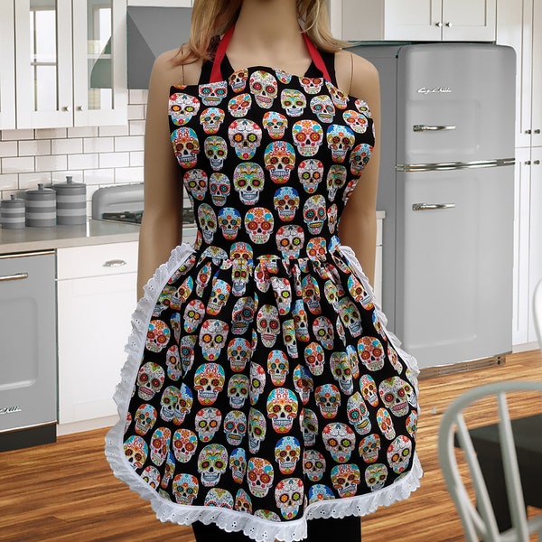 Skull Apron - Etsy