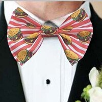 Fried Chicken Wing Bow Tie: Funny Pet Neckwear - Etsy