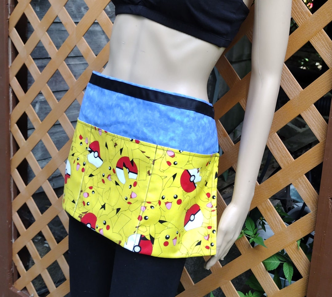 Pikachu Craft Vendor Harvest Pocket Apron Licensed Fabric Handmade to ...