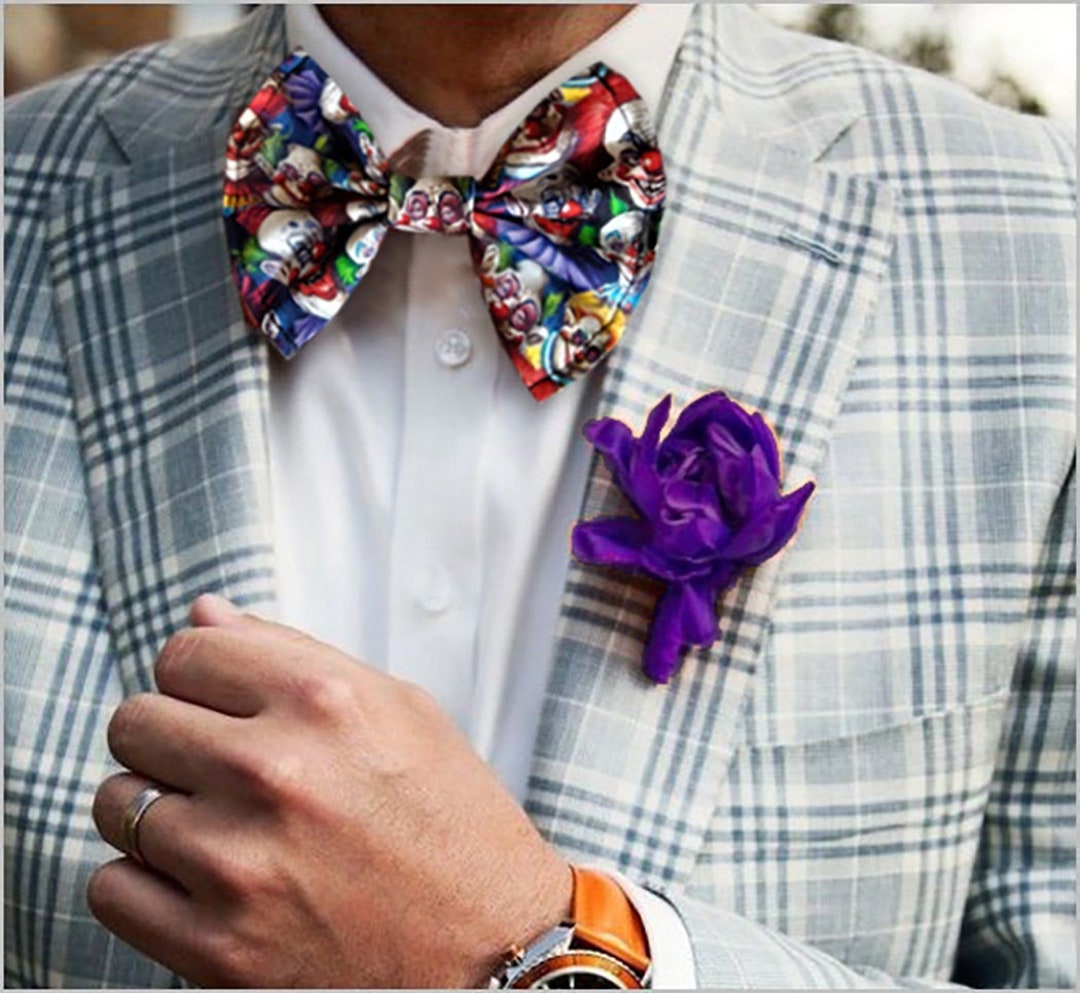 Killer Klowns Pre Tied Bow Tie Formal Wedding Tux Prom Horror Clowns ...