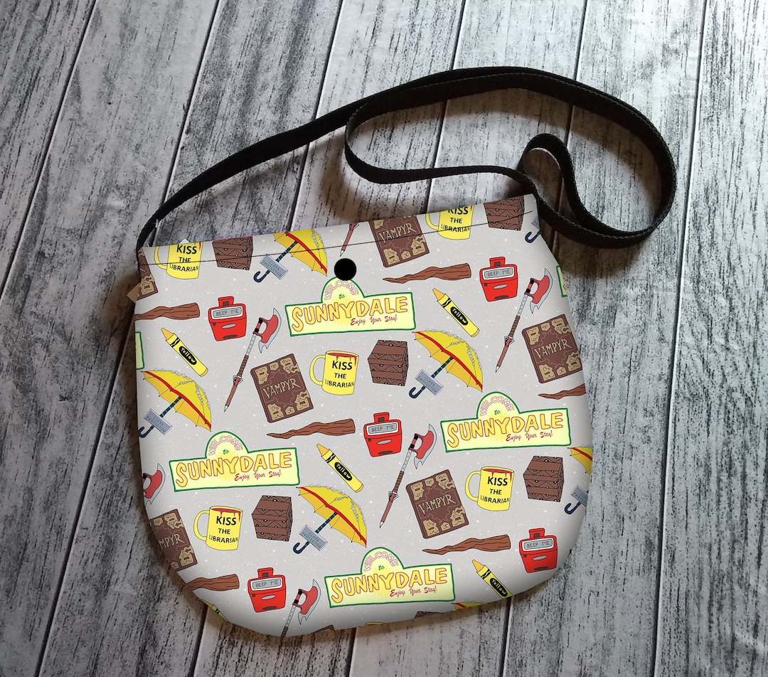 Vampire Slayer Cross Body Unisex Bag Purse Tote Festival Buffy Handmade ...