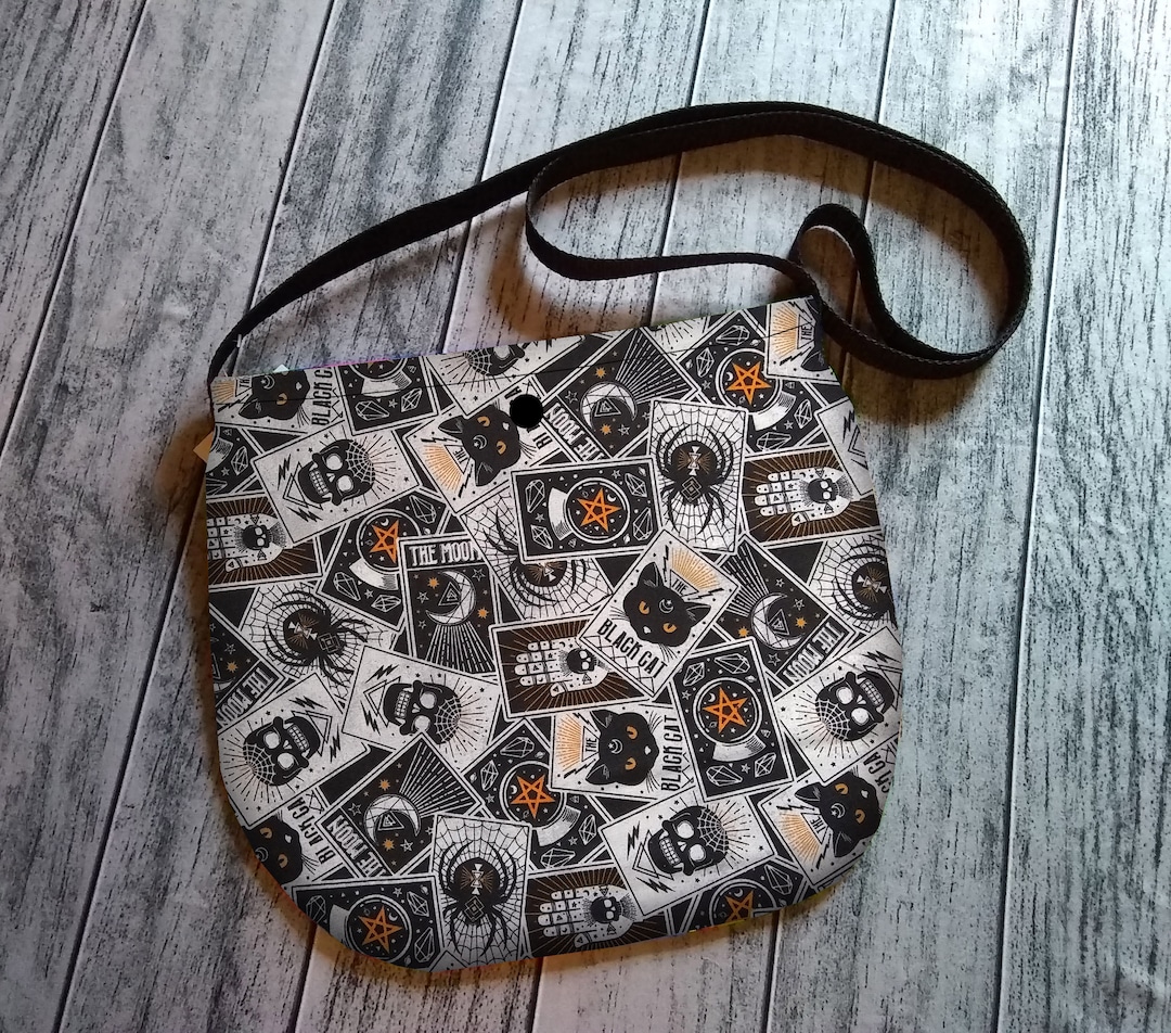 Mystical Cards Cross Body Unisex Bag Purse Tote Festival Halloween Goth ...