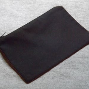 Black Cat Fortune Zipper Pouch Cosmetic Makeup Bag Halloween Handmade ...