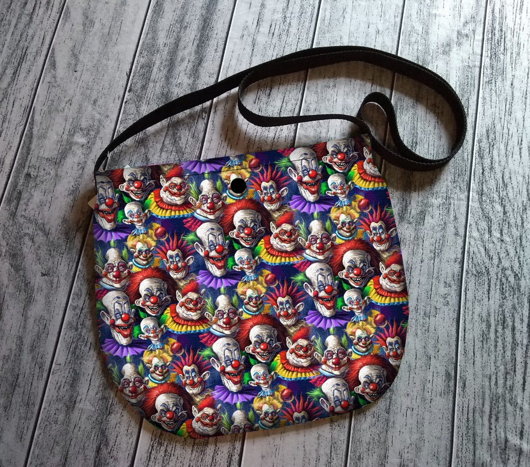 Killer Klowns Cross Body Unisex Bag Purse Tote Festival Handmade to ...
