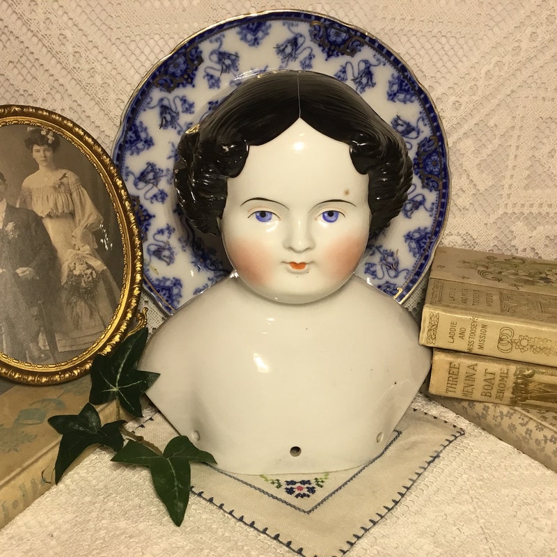Victorian Doll Head - Etsy