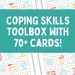 Coping Skills Toolbox, Coping Skills Cards, Emotional Regulation ...