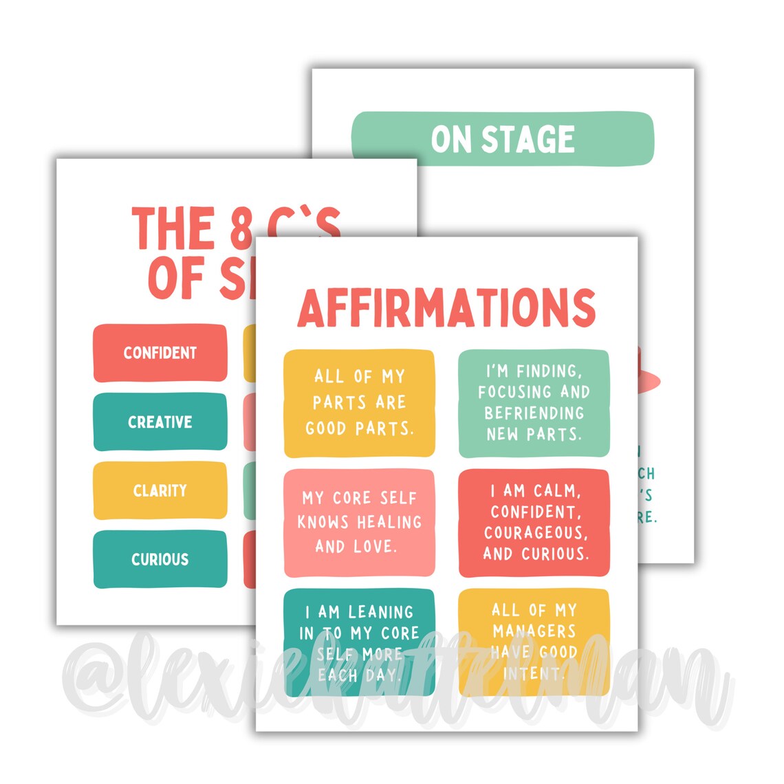 Internal Family Systems IFS Bundle, IFS Worksheets, IFS Posters ...