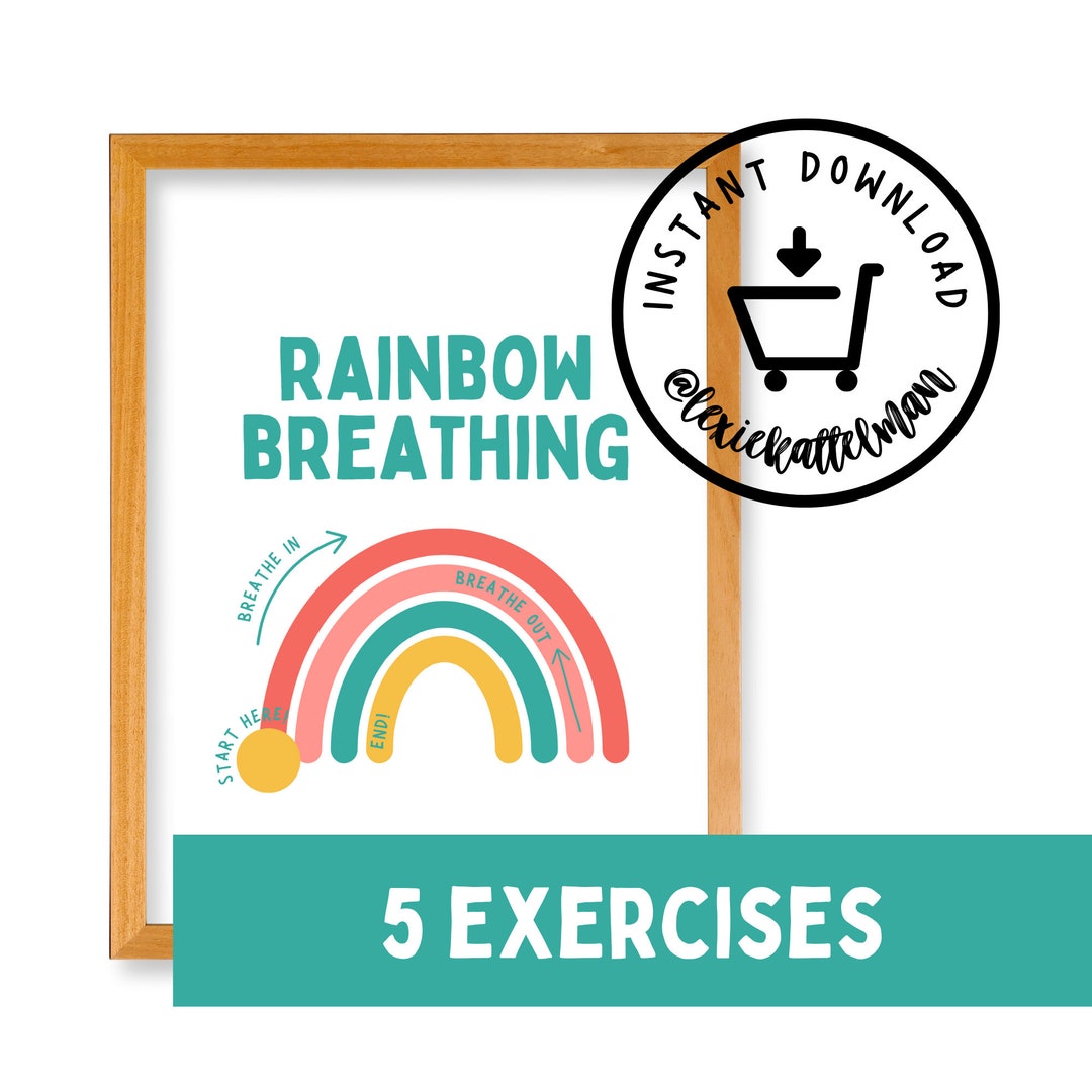 Breathing Techniques, Illustrated Breathing, Box Breathing, Mindfulness ...