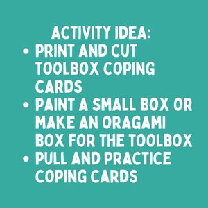 Coping Skills Toolbox, Coping Skills Cards, Emotional Regulation ...