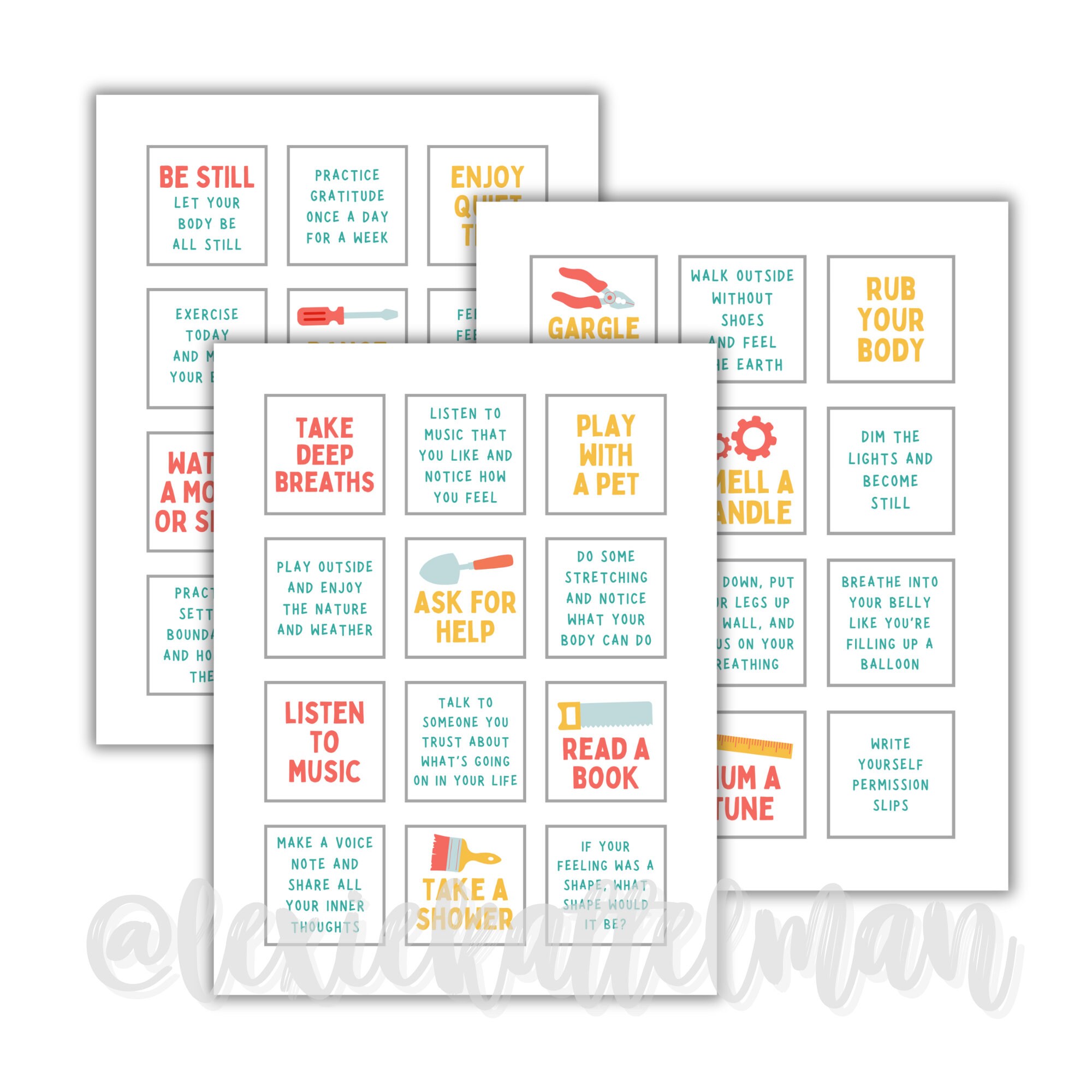 Coping Skills Toolbox, Coping Skills Cards, Emotional Regulation ...